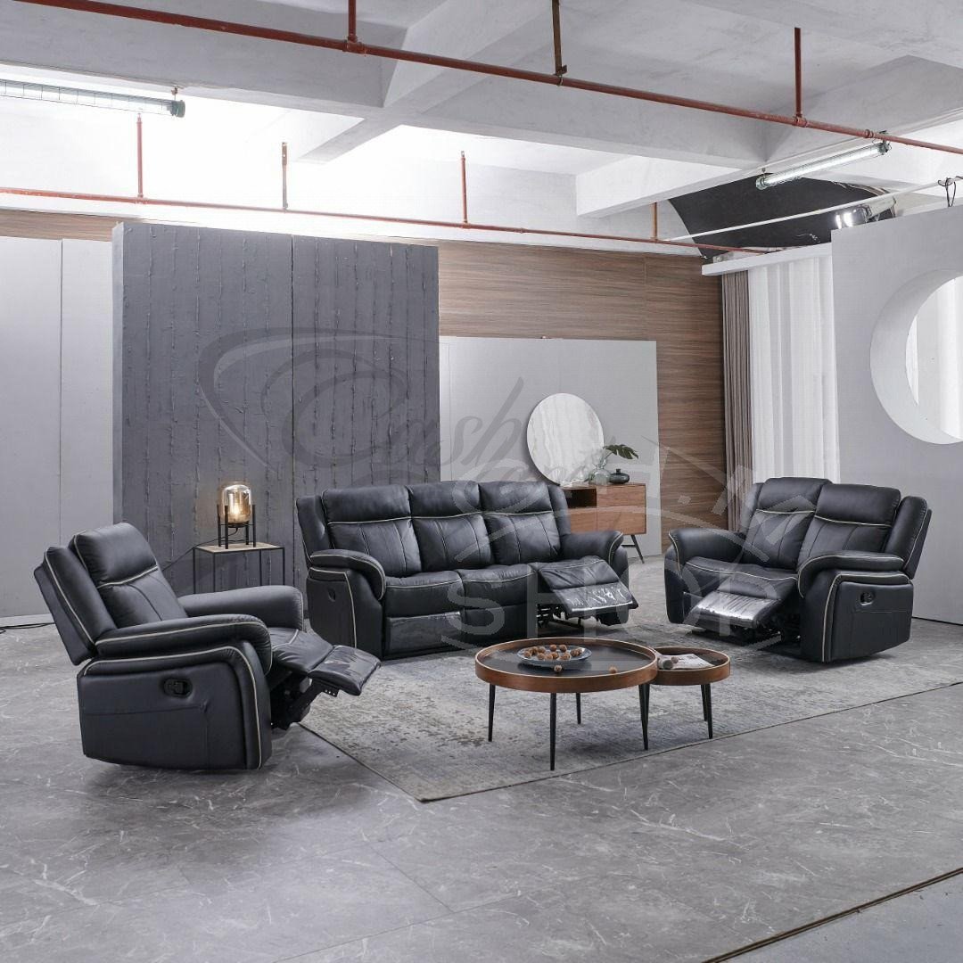 3+2 Seater Recliner Sofa Set | Revive Leather Recliner Sofa